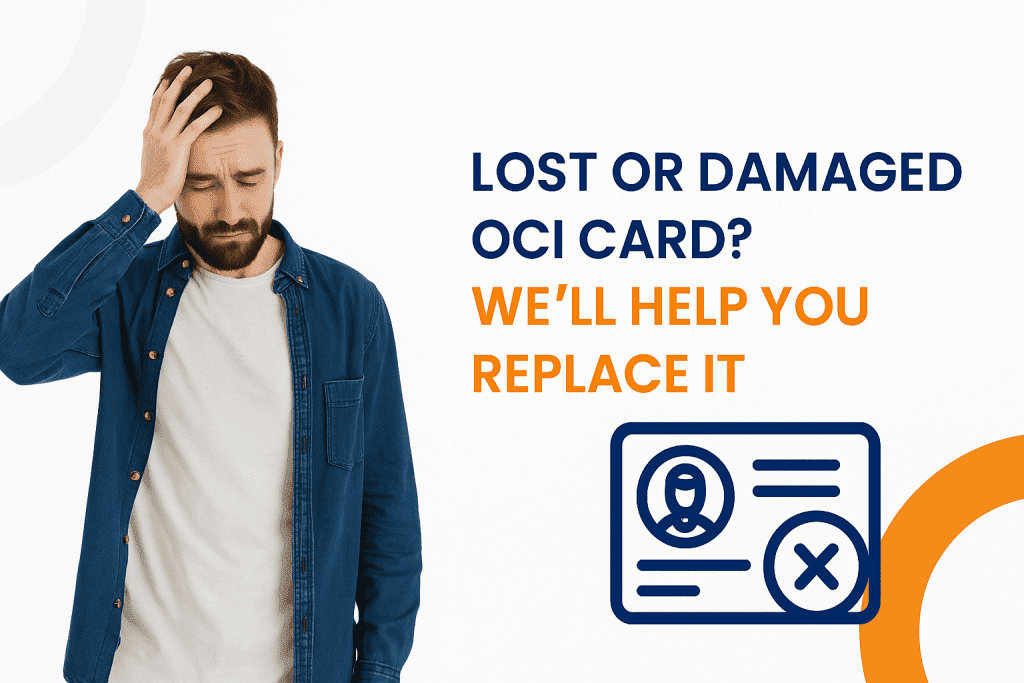 Lost or Damaged OCI Card Replacement UK | OCI Gateway