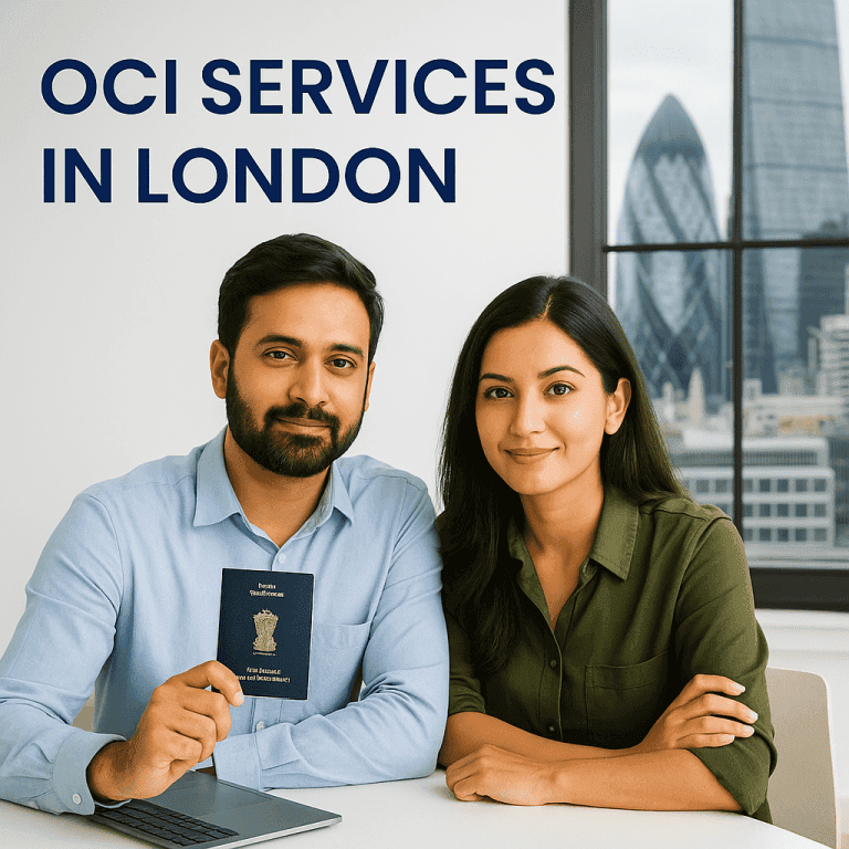 OCI Card Services in London | Apply, Renew & Replace OCI Easily